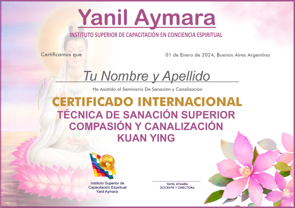 DIOSA DE LA COMPASION – Yanil Aymara Cursos de Conciencia Espiritual
